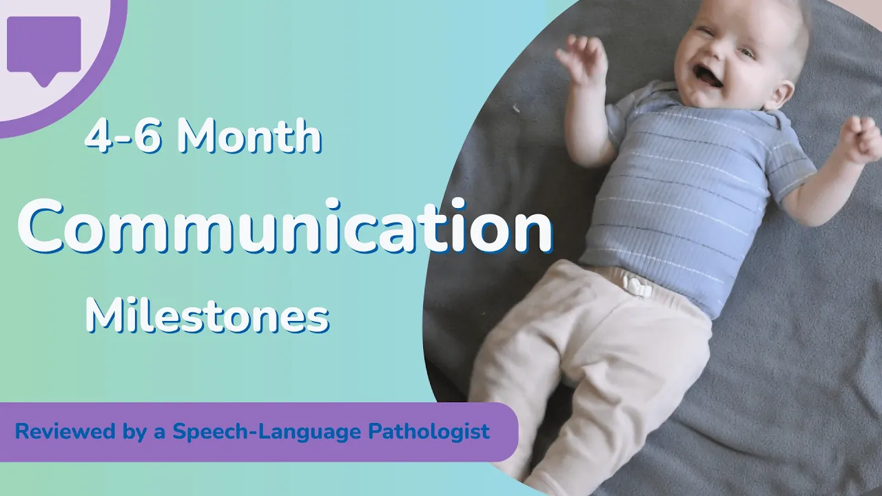 Pathways.org | 4-6 Month Communication Milestones | Babbling, Giggling ...