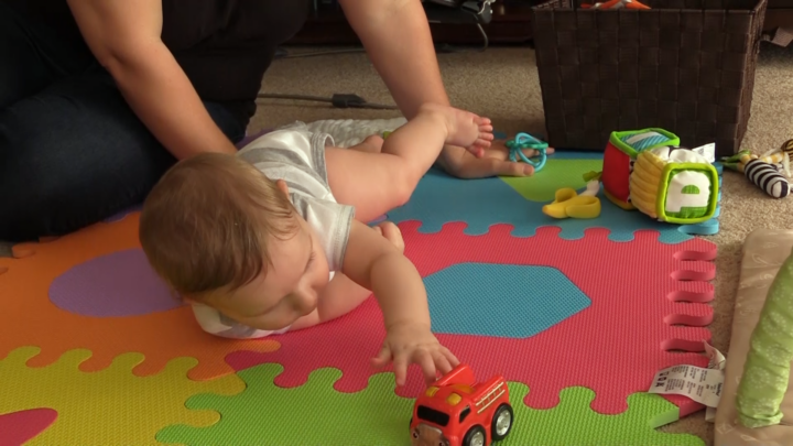 Pathways.org | Rolls from back to tummy and tummy to back